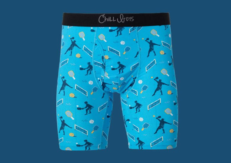 Our New Pickleball Underwear Print: The Dink Shot Boxer Briefs – Chill Boys